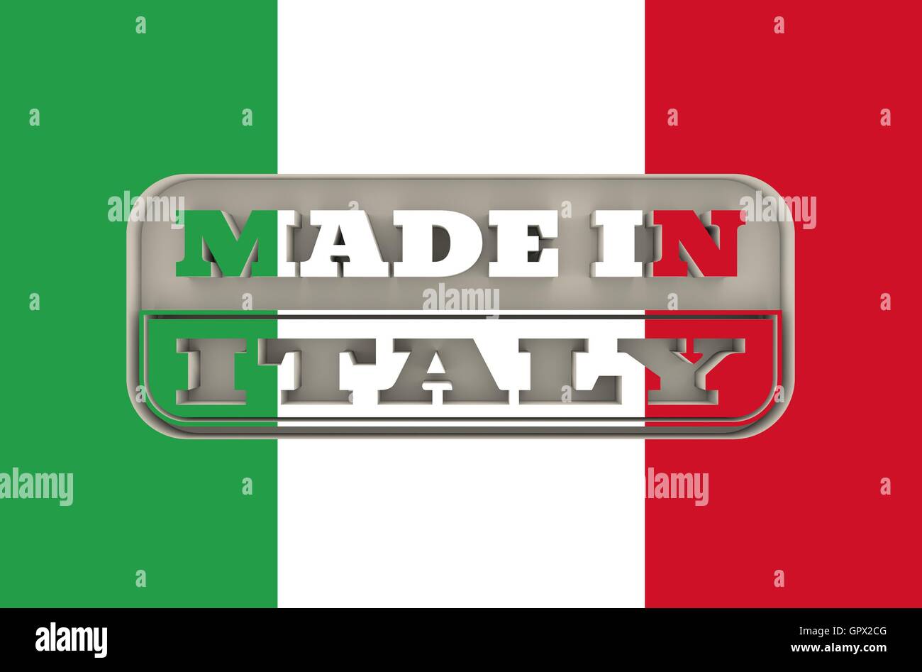 Made in italy word hi-res stock photography and images - Alamy