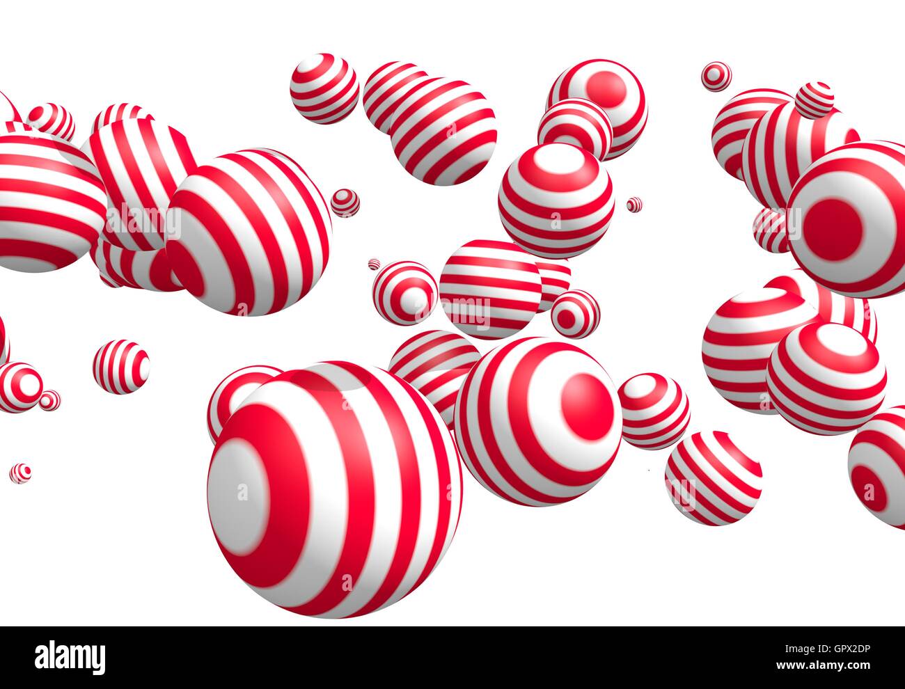 Large group of orbs or spheres Stock Photo - Alamy