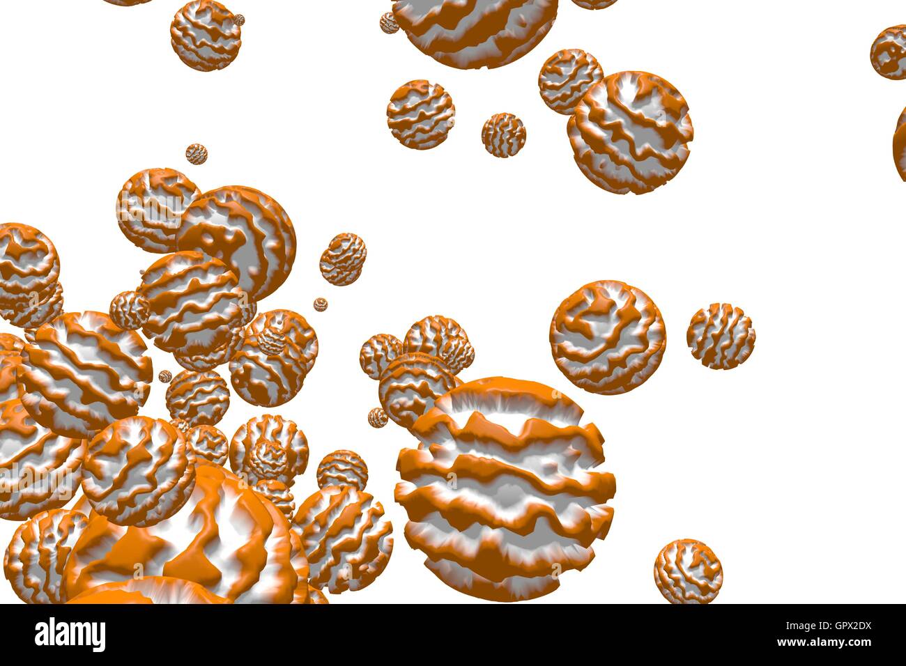 Large group of orbs or spheres Stock Photo - Alamy