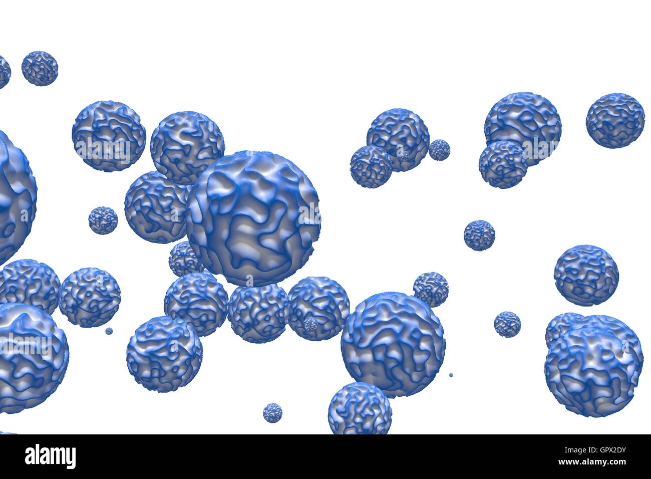 Large group of orbs or spheres Stock Photo - Alamy