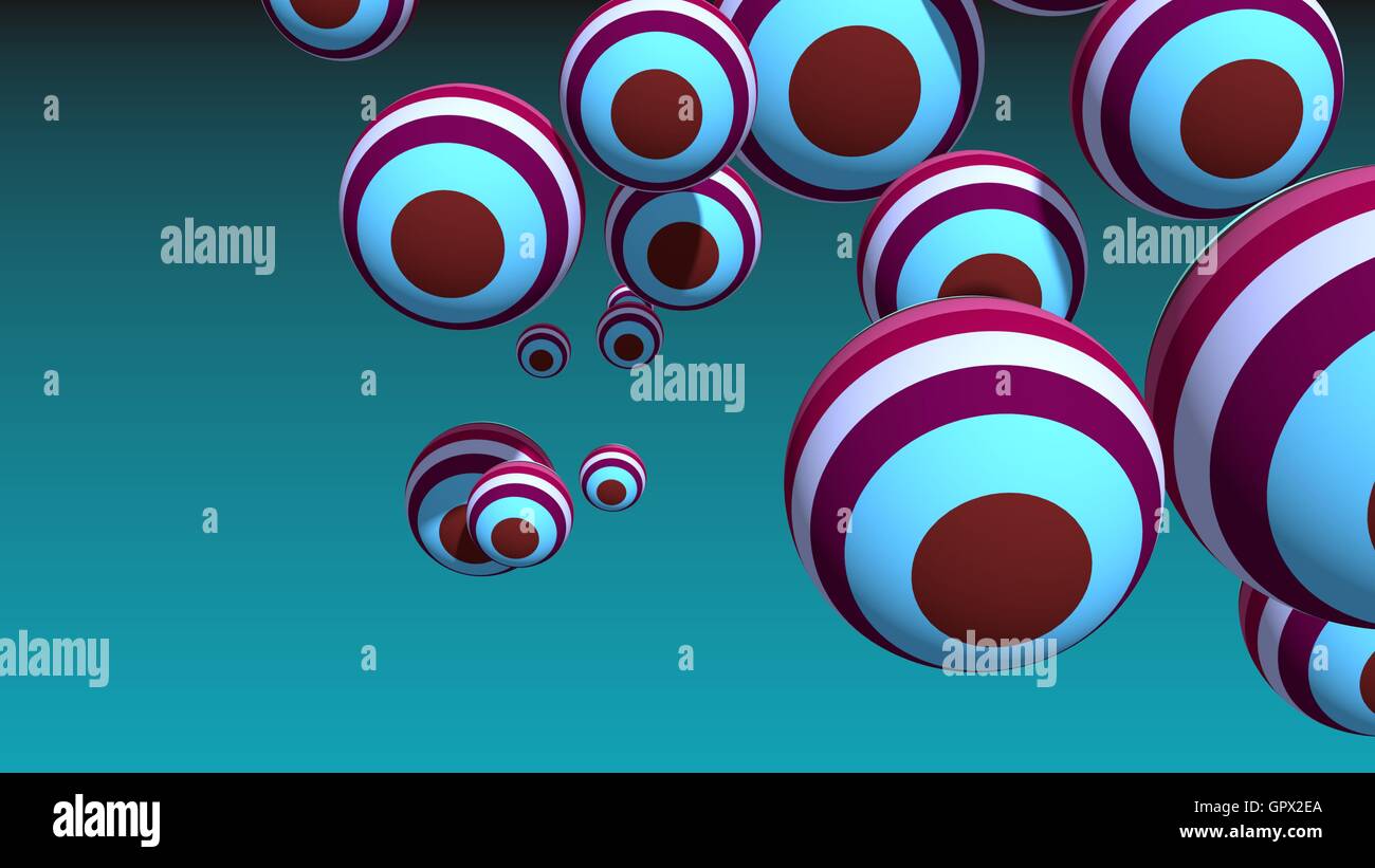 Large group of orbs or spheres Stock Photo - Alamy