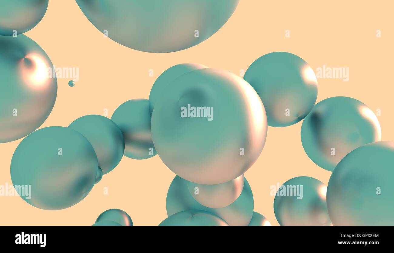 Large group of mirror orbs or pearls Stock Photo - Alamy