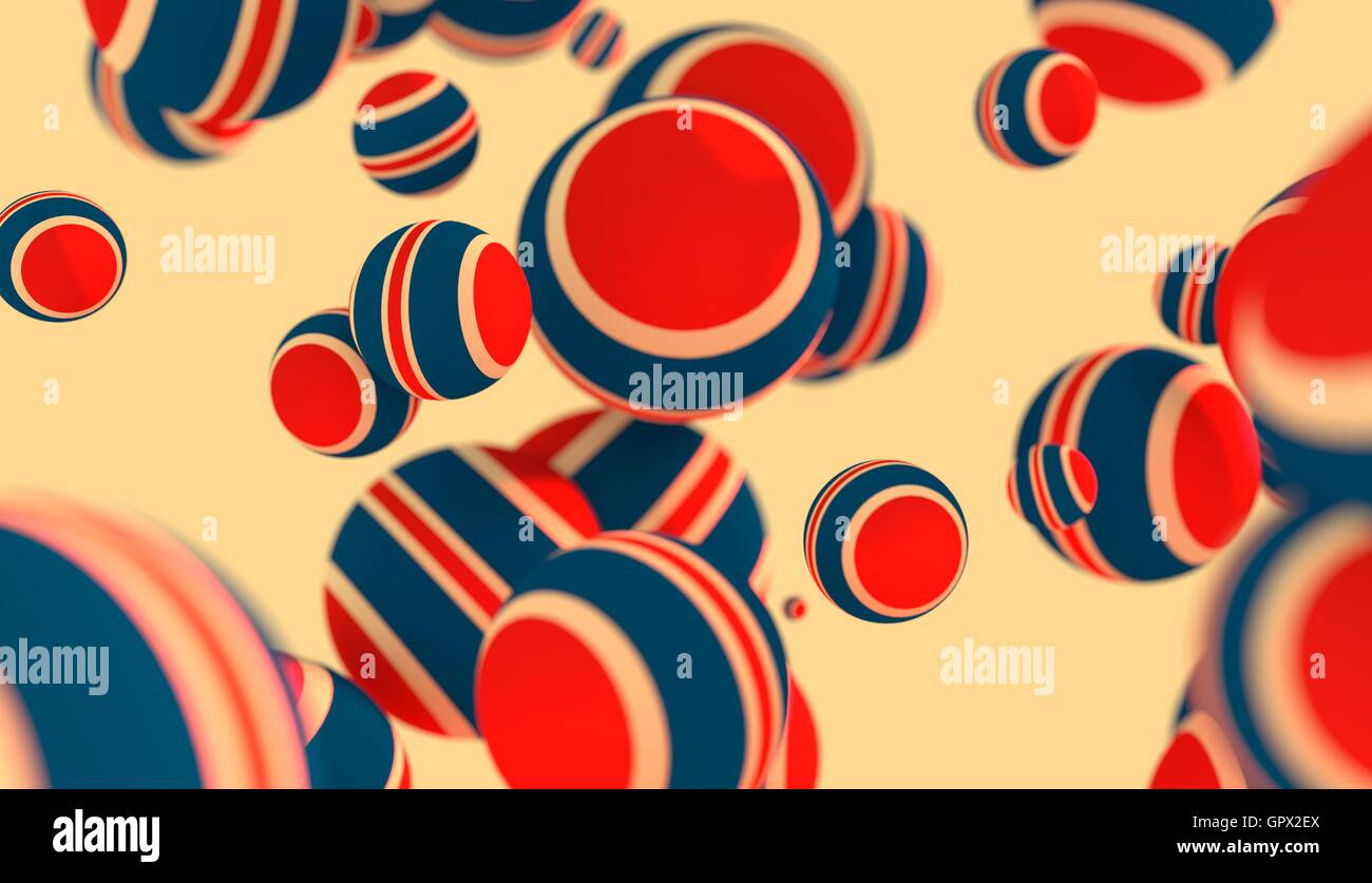 Large group of orbs or spheres Stock Photo - Alamy