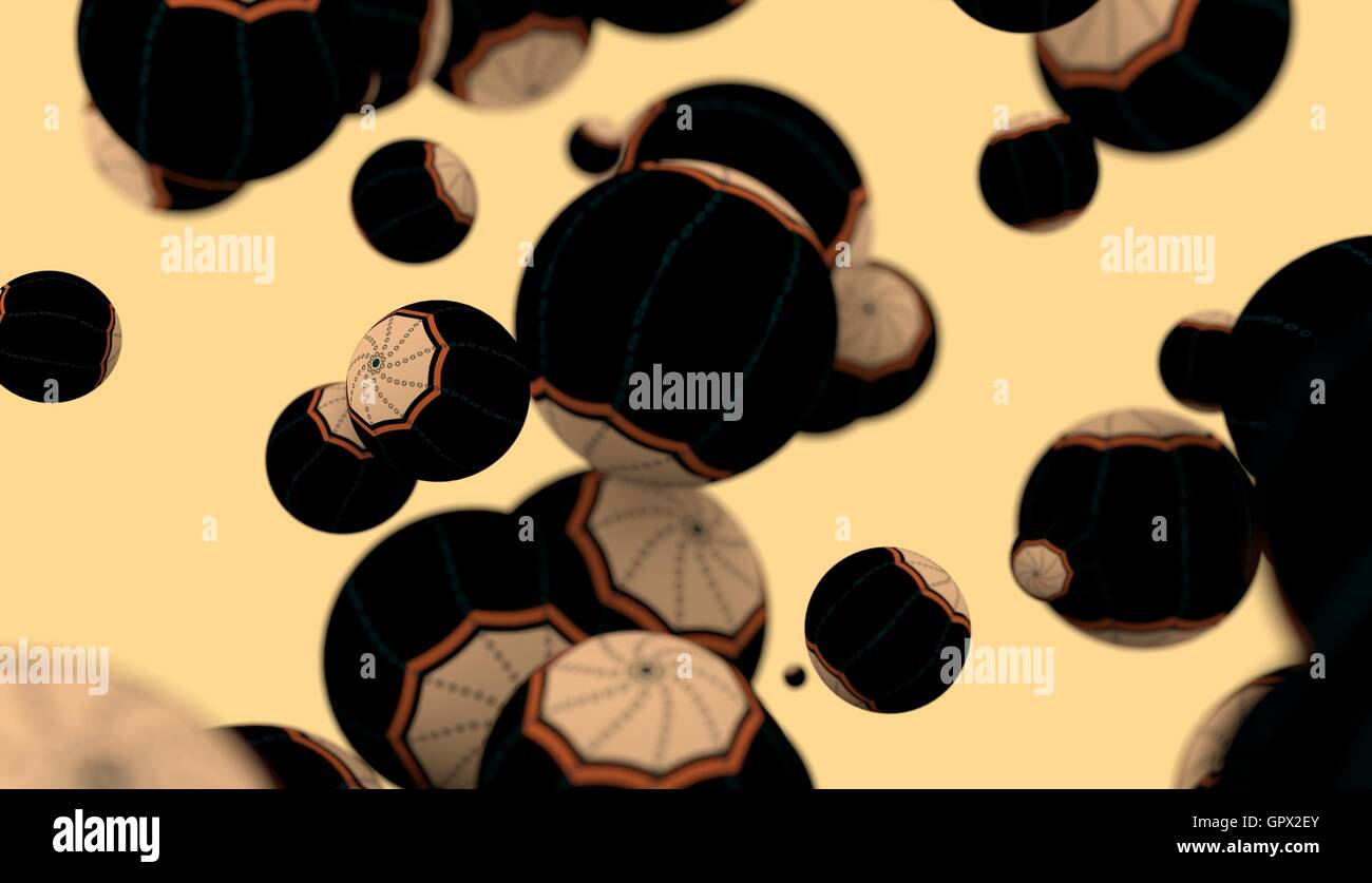 Large group of orbs or spheres Stock Photo - Alamy