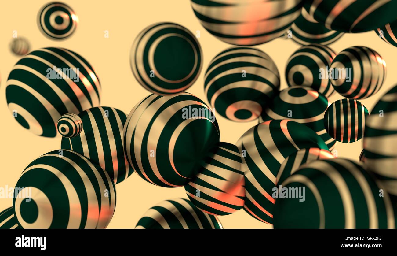 Large group of orbs or spheres Stock Photo - Alamy