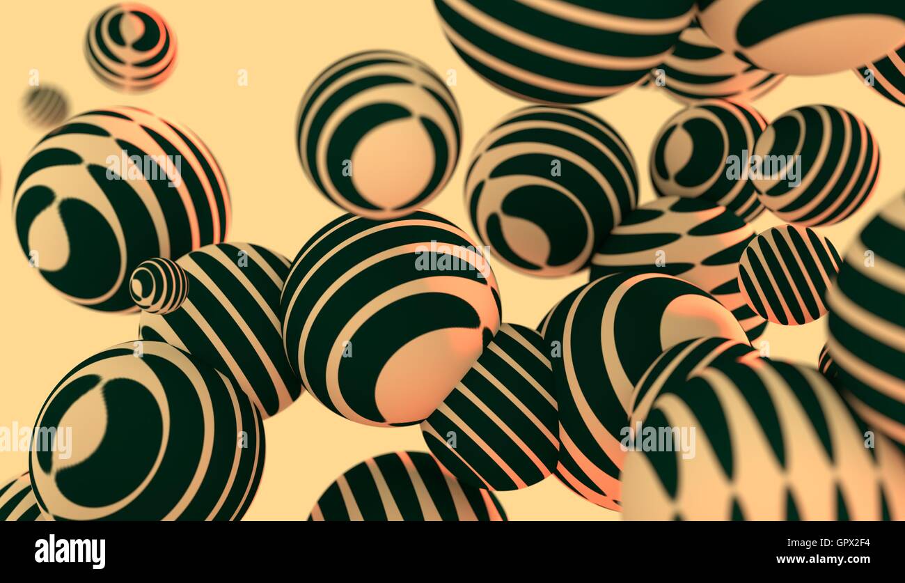 Large group of orbs or spheres Stock Photo - Alamy
