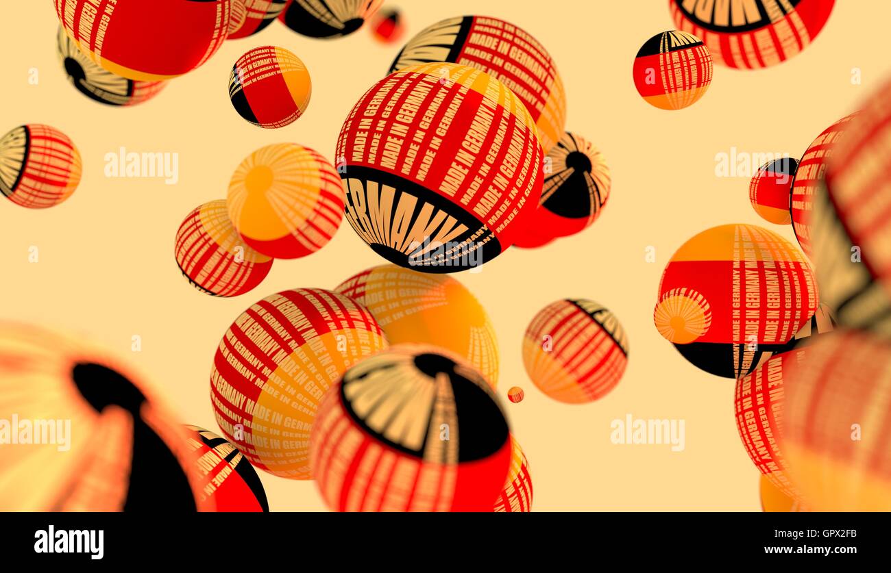 Large group of orbs or spheres Stock Photo - Alamy