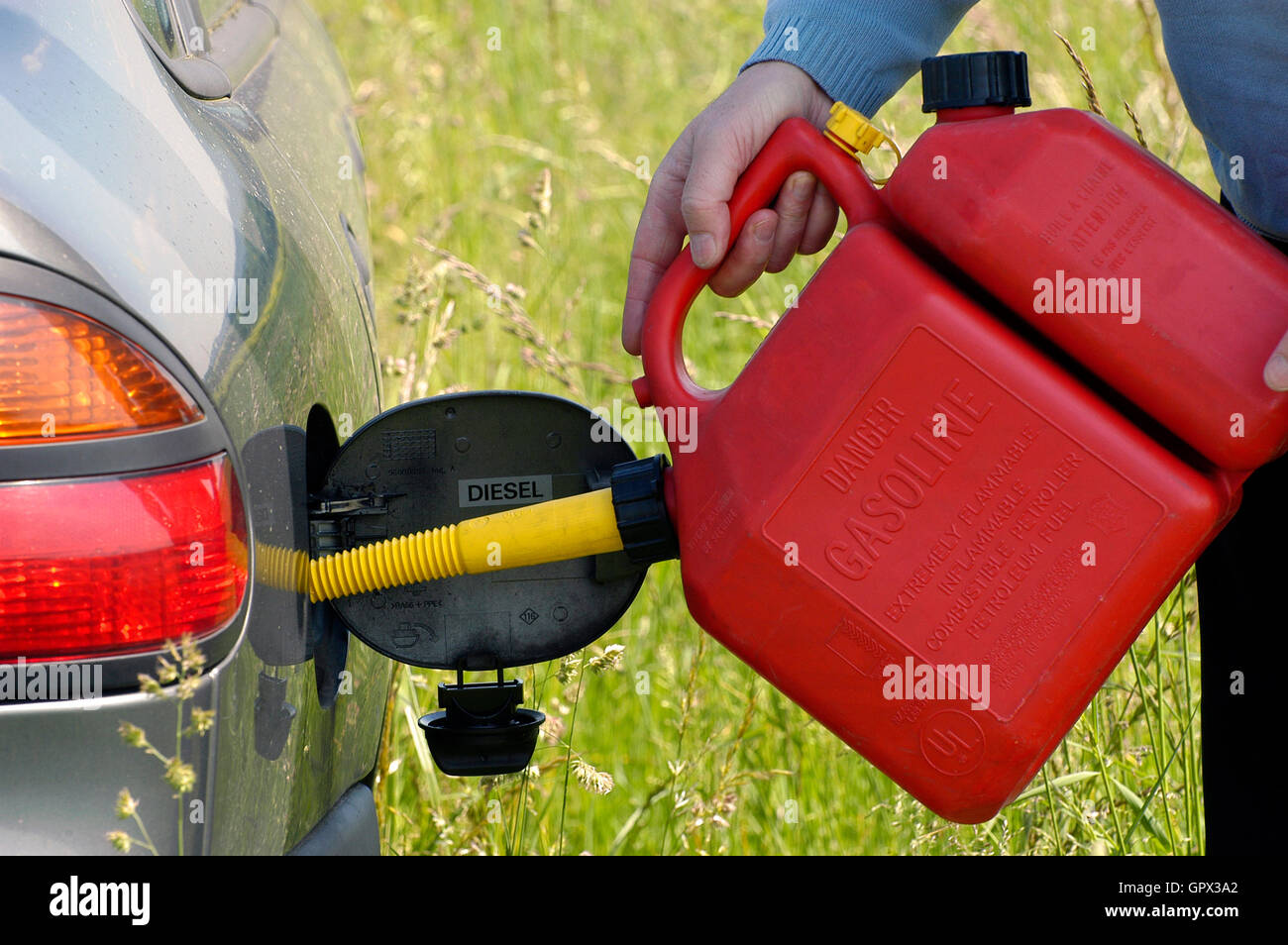 Running on gasoline hi-res stock photography and images - Alamy