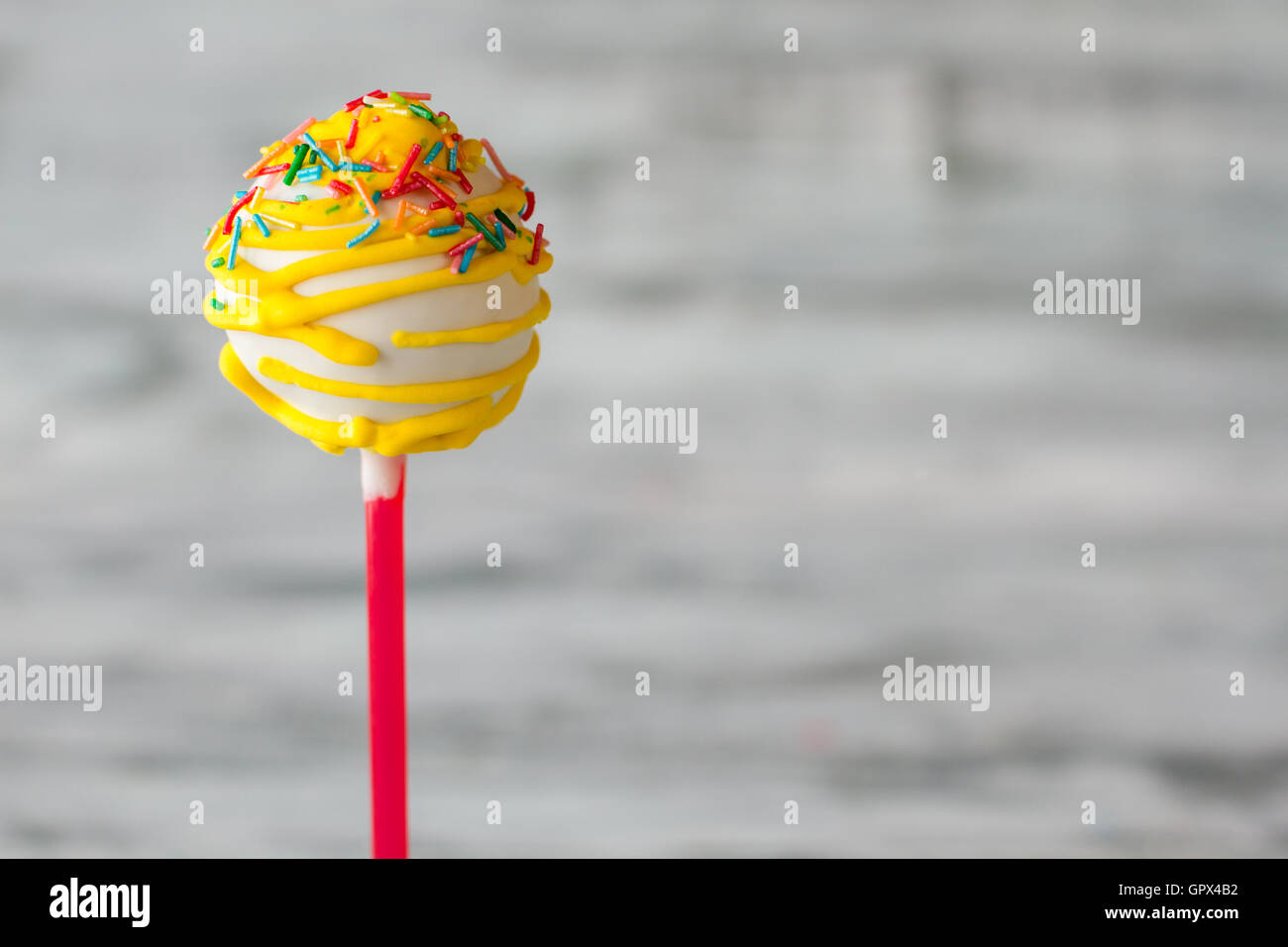 Dessert with sprinkles Stock Photo - Alamy