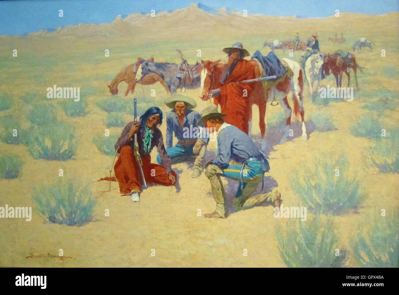 American frontier map hi-res stock photography and images - Alamy