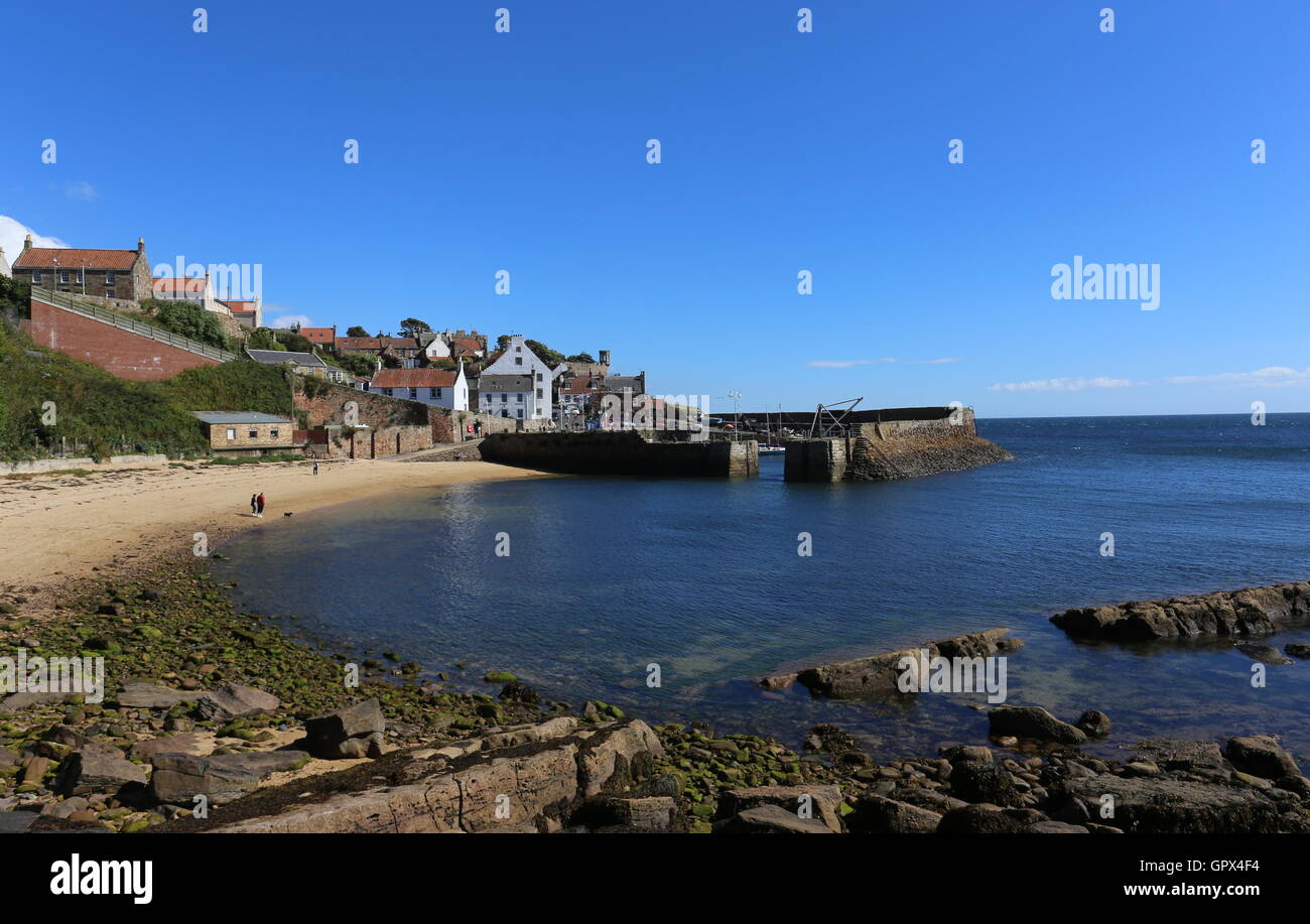Crail village and harbour Fife Scotland August 2016 Stock Photo - Alamy