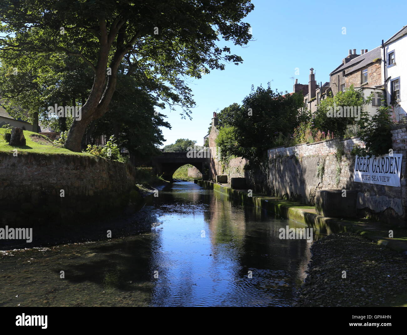 Dreel Burn Anstruther Fife Scotland August 2016 Stock Photo - Alamy