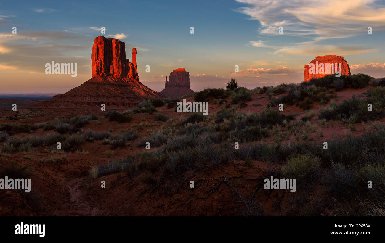 Arizona landscape sunset hi-res stock photography and images - Alamy