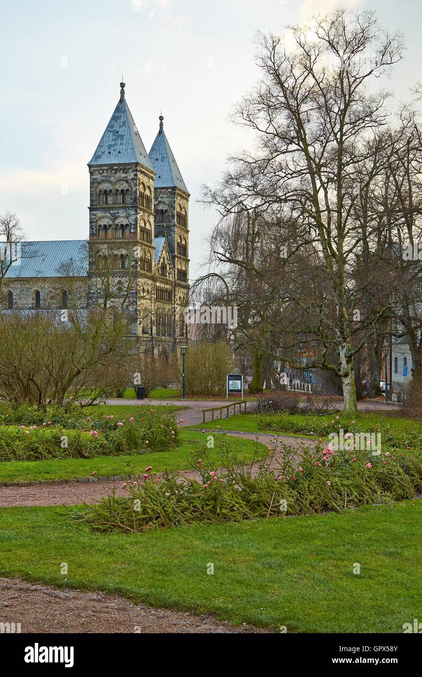 Cathedral in Lund Stock Photo - Alamy