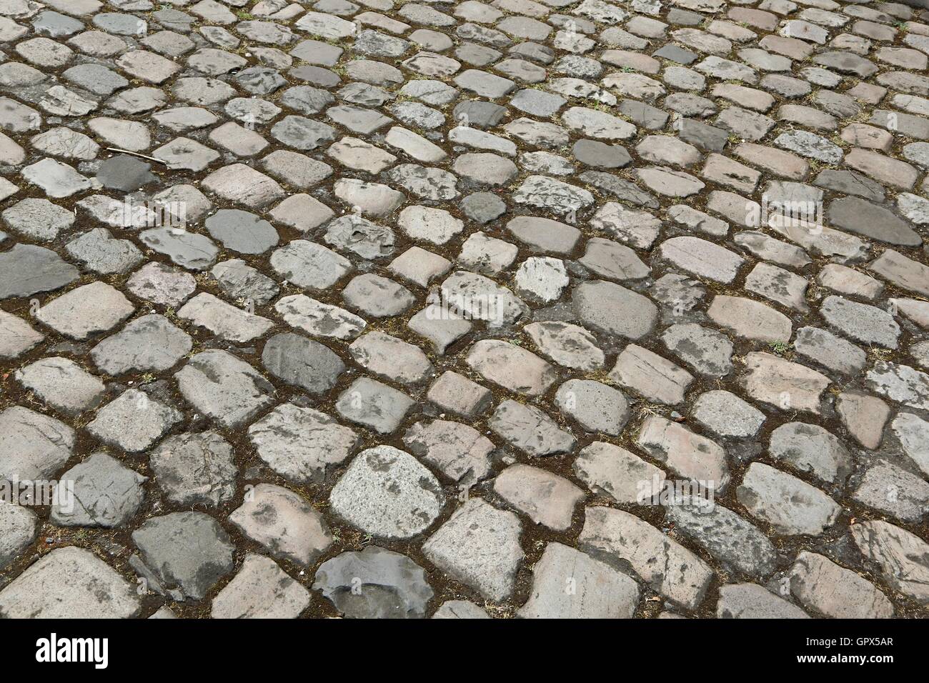 Stone Pavement Pattern Stock Photo - Alamy