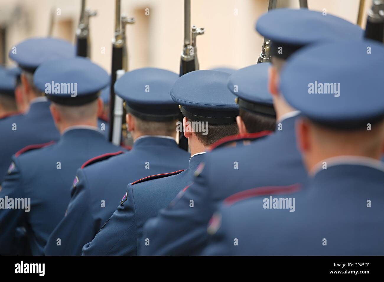 Armed palace guards Stock Photo - Alamy