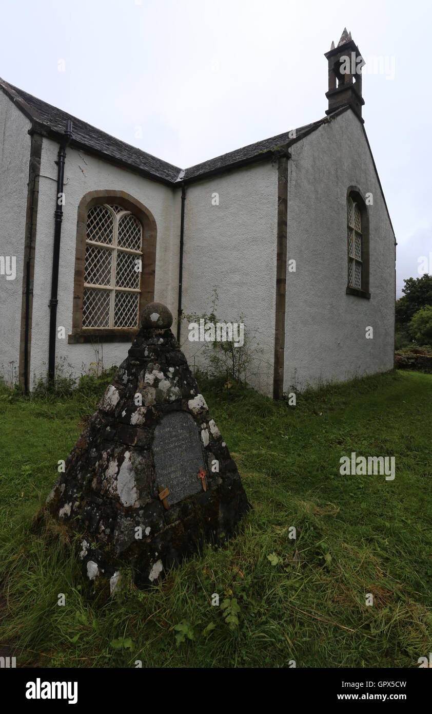 Exterior of Church Ulva Scotland September 2016 Stock Photo - Alamy