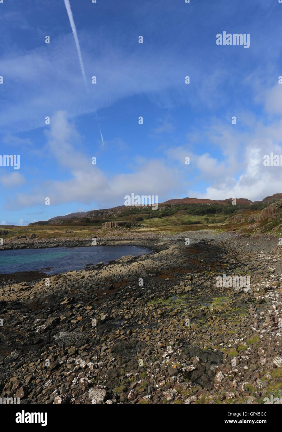 Southern coast of Ulva Scotland September 2016 Stock Photo - Alamy