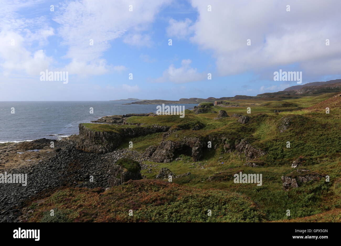 Southern coast of Ulva Scotland September 2016 Stock Photo - Alamy