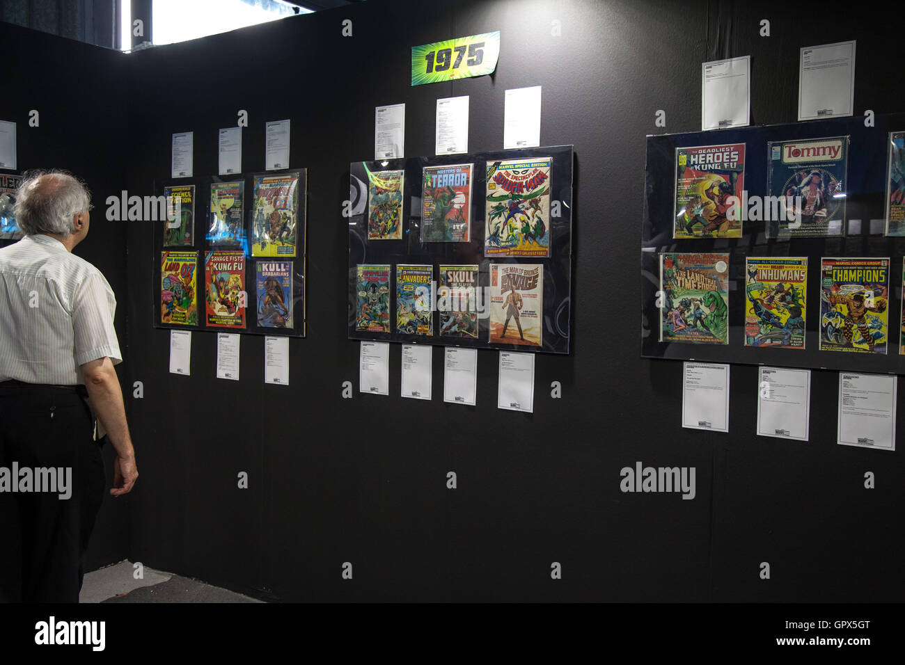 Palermo, Italy. 04th Sep, 2016. Exhibition of vintage comics during the ...