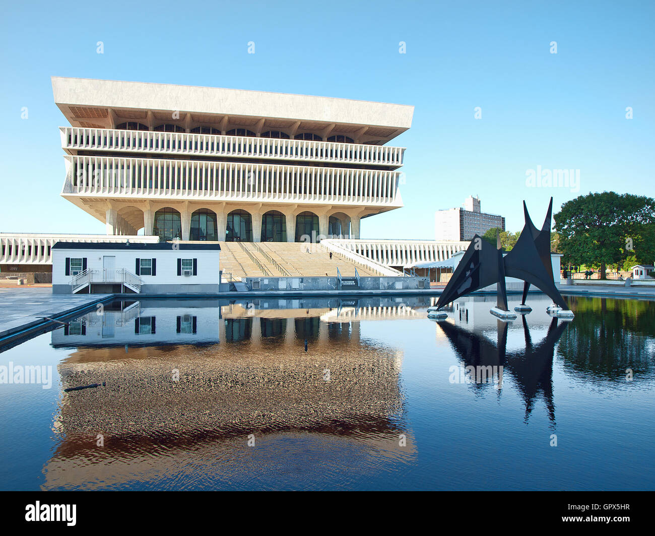 The Empire State Plaza, Albany, New York, USA. September, 4,2016. View ...