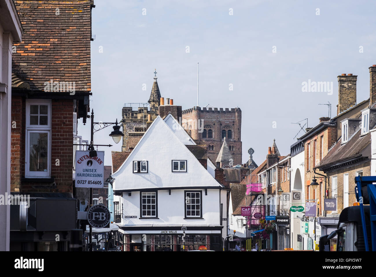 St albans town centre hi-res stock photography and images - Alamy
