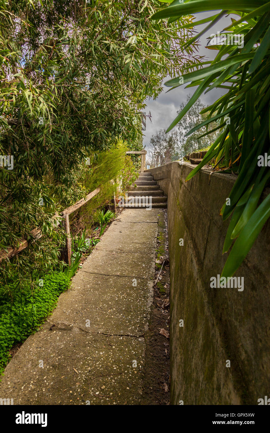 Concrete pathway hi-res stock photography and images - Alamy