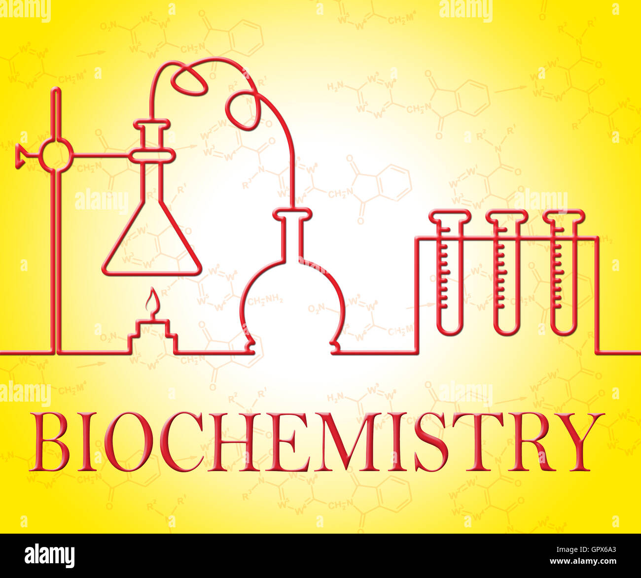 Biochemistry Research Showing Test Examination And Experiment Stock ...