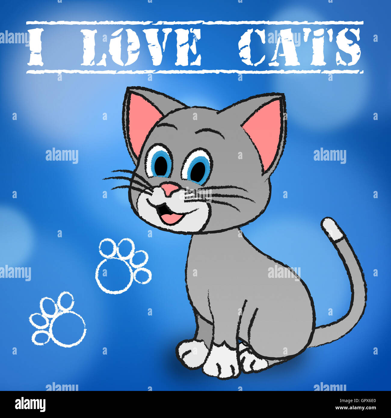 Love cats meaning pets loving hi-res stock photography and images - Alamy