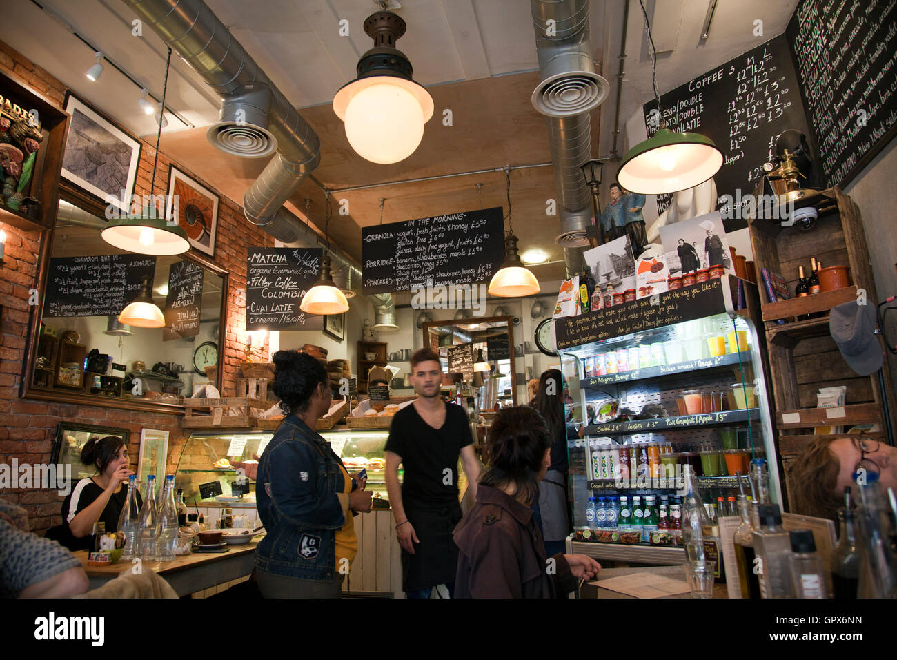 Golborne Deli on Golborne Rd in London W11 - UK Stock Photo - Alamy
