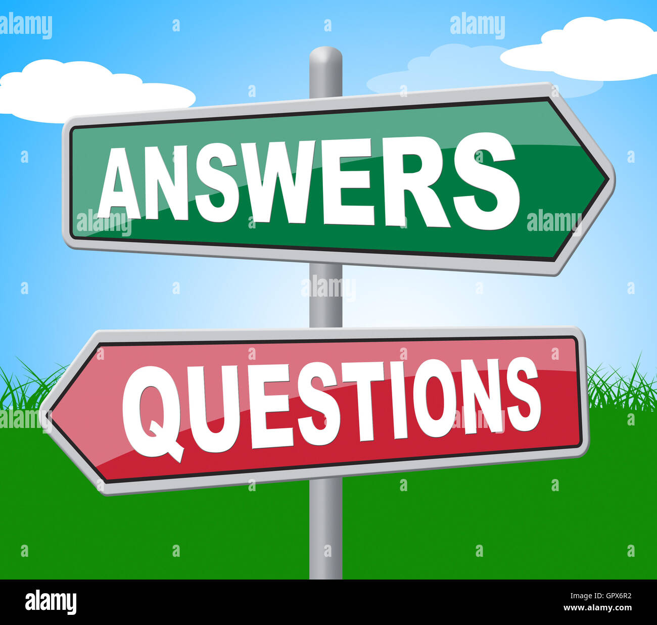 Answers Questions Representing Assistance Knowledge And Knowhow Stock ...