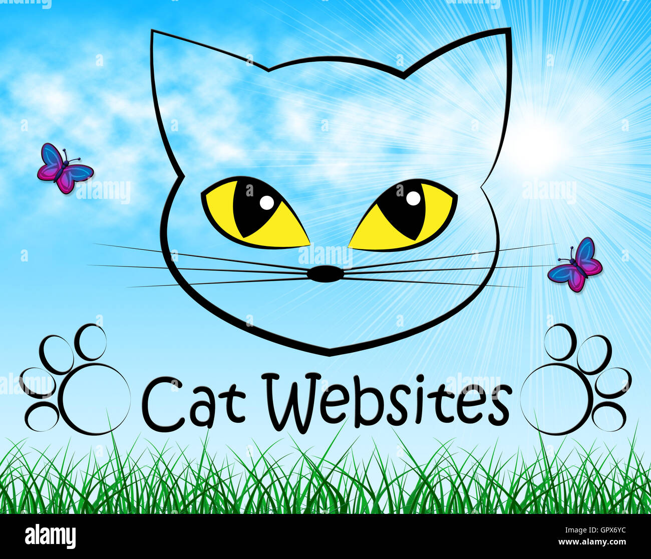 Cat websites hi-res stock photography and images - Alamy