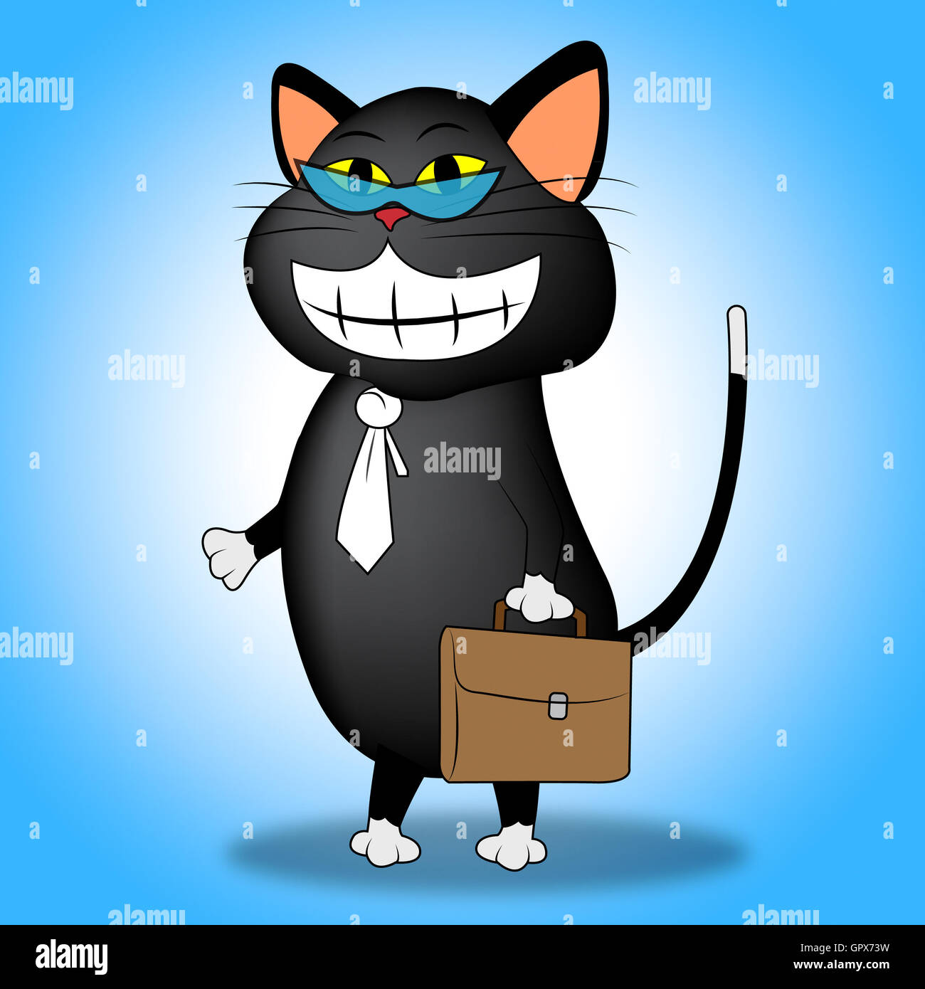 Cat Smiling Meaning Pedigree Pets And Smiles Stock Photo - Alamy