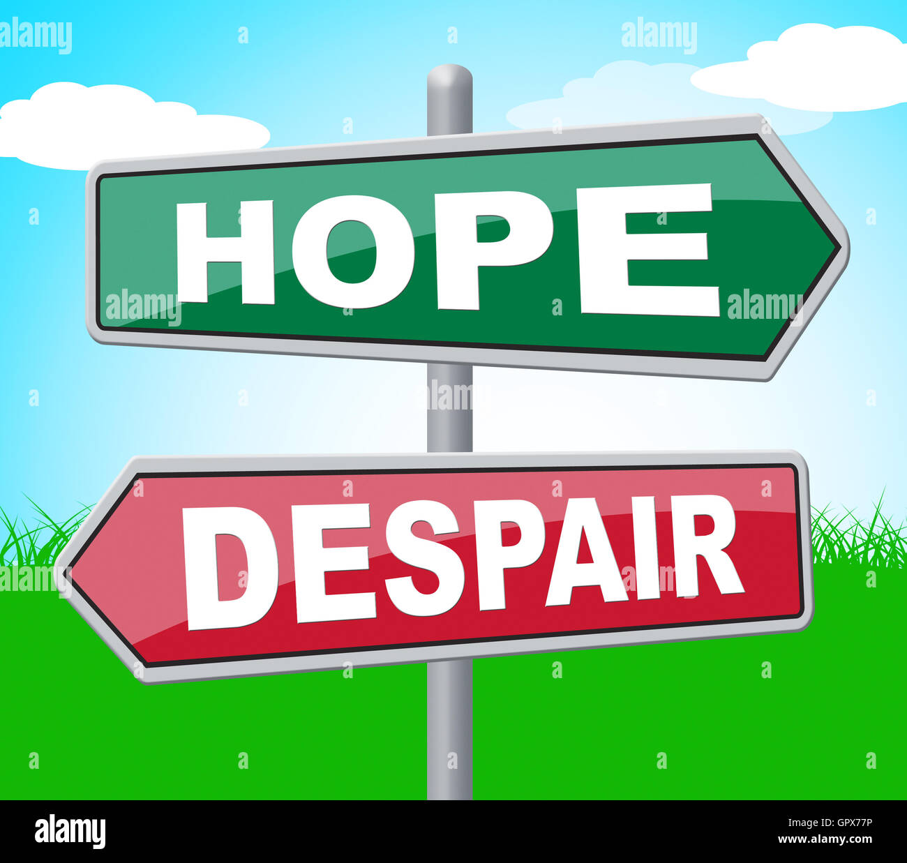 Display signs of despair hi-res stock photography and images - Alamy