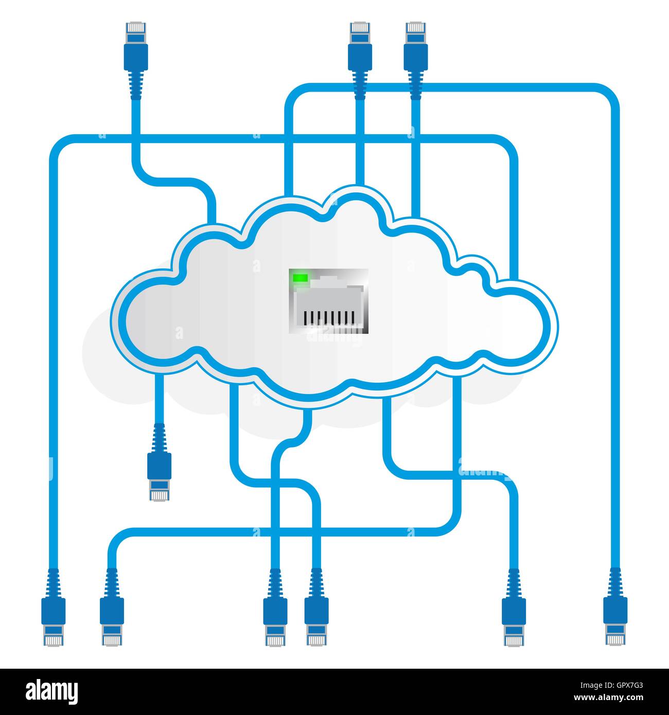 Cloud data storage. Mirroring. Worldwide network Stock Vector Image & Art - Alamy
