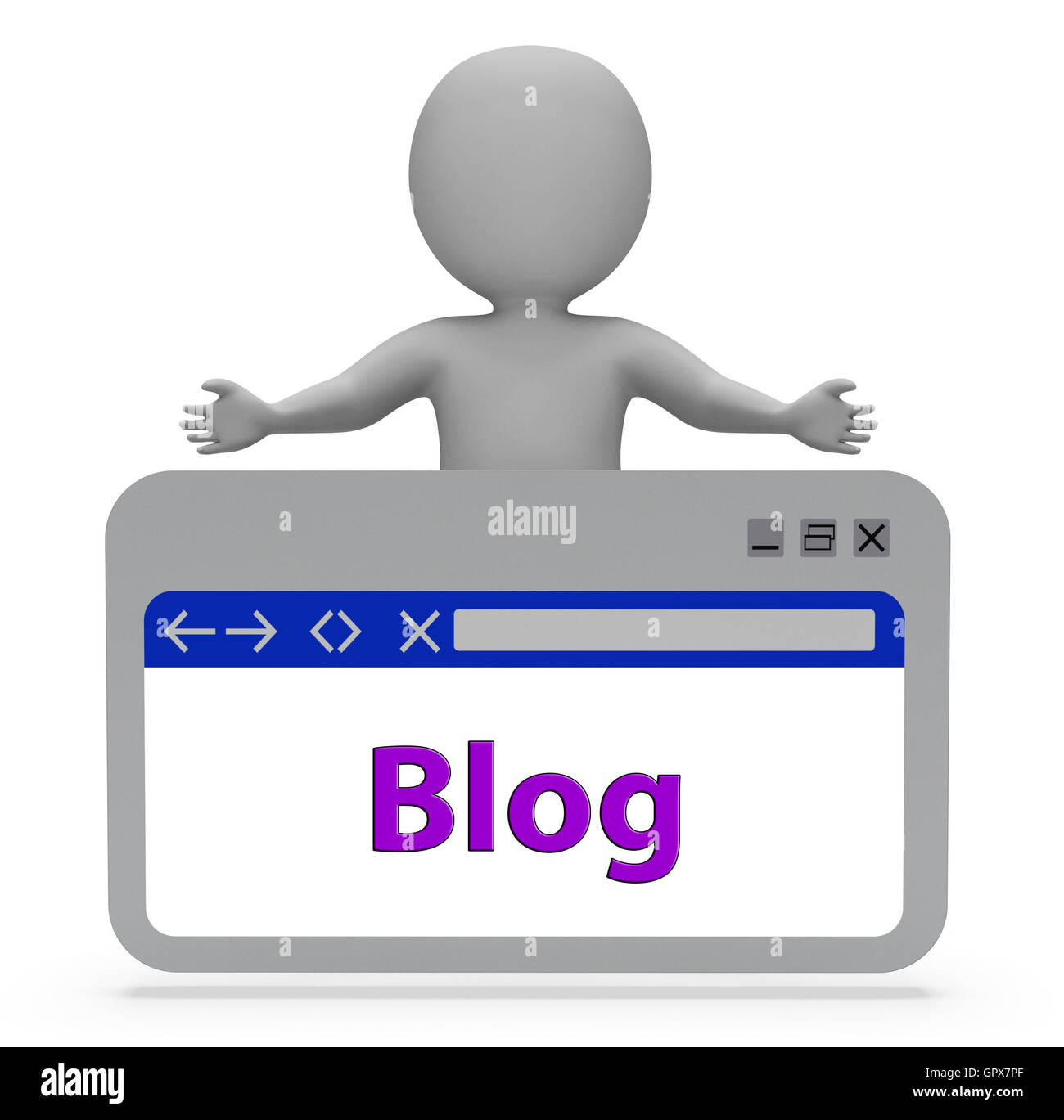 Blog webpage hi-res stock photography and images - Alamy