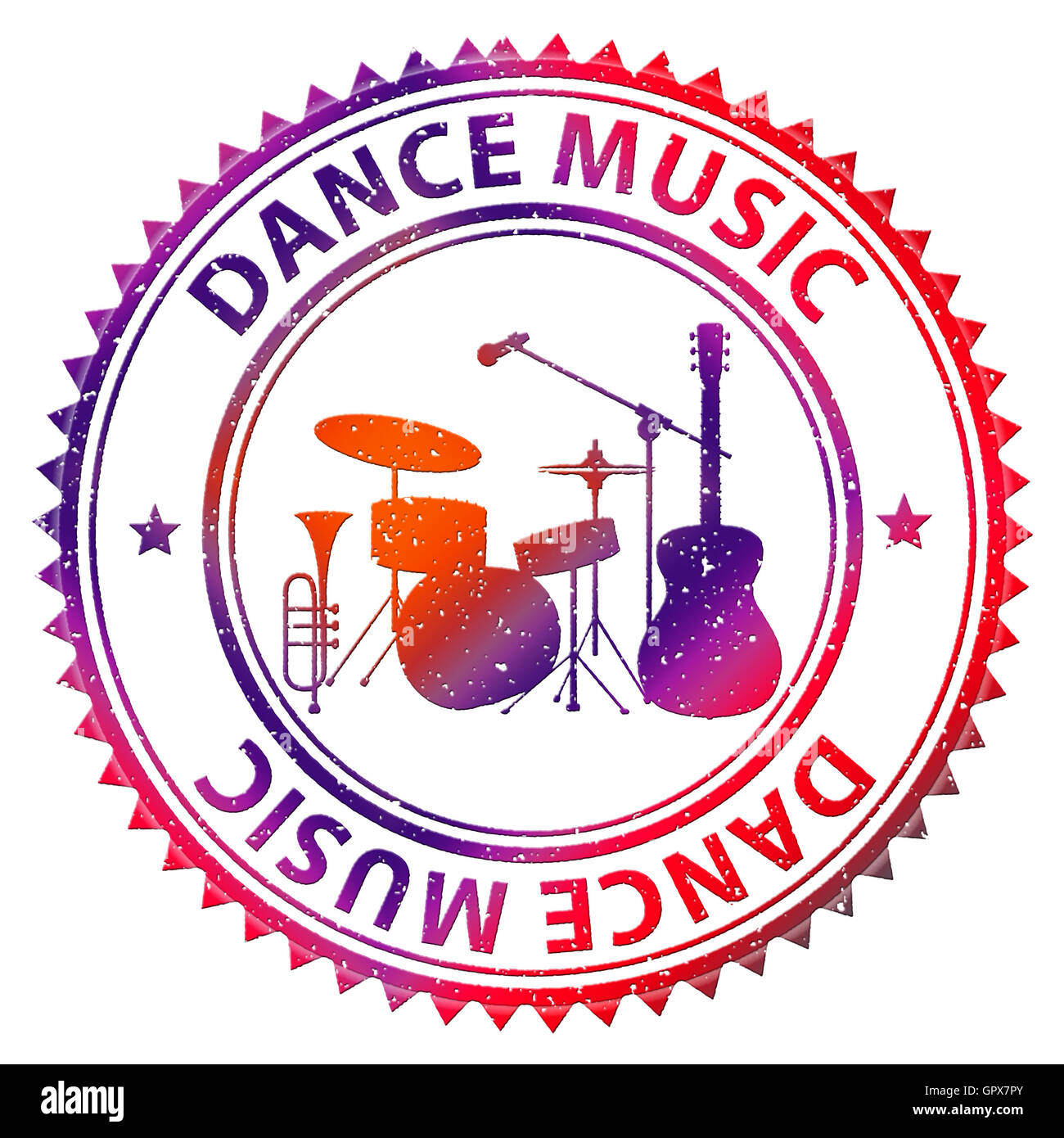 Dance Music Representing Sound Track And Acoustic Stock Photo - Alamy