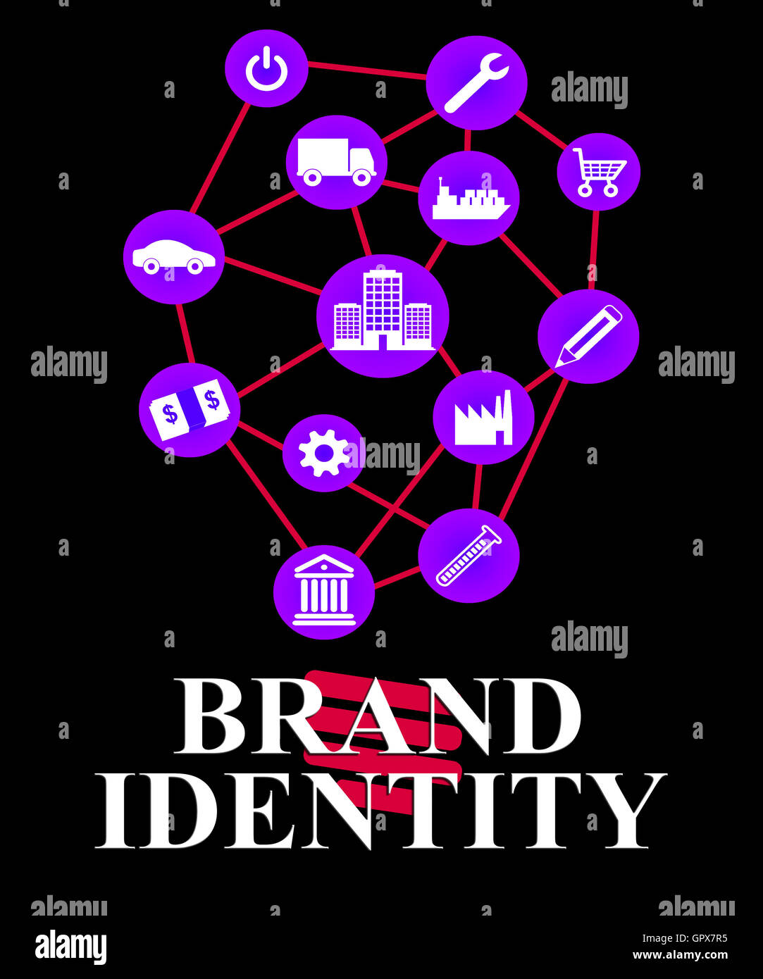 Brand Identity Representing Corporate Business And Identification Stock ...