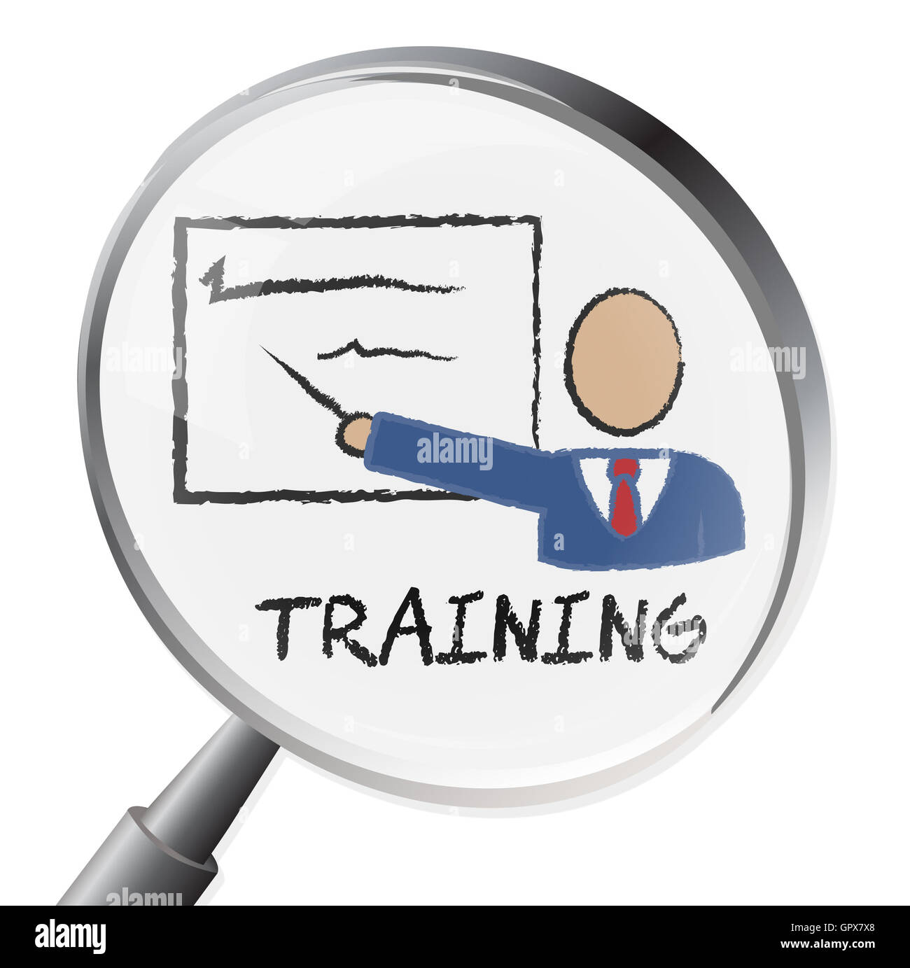 Instructing Cut Out Stock Images & Pictures - Alamy