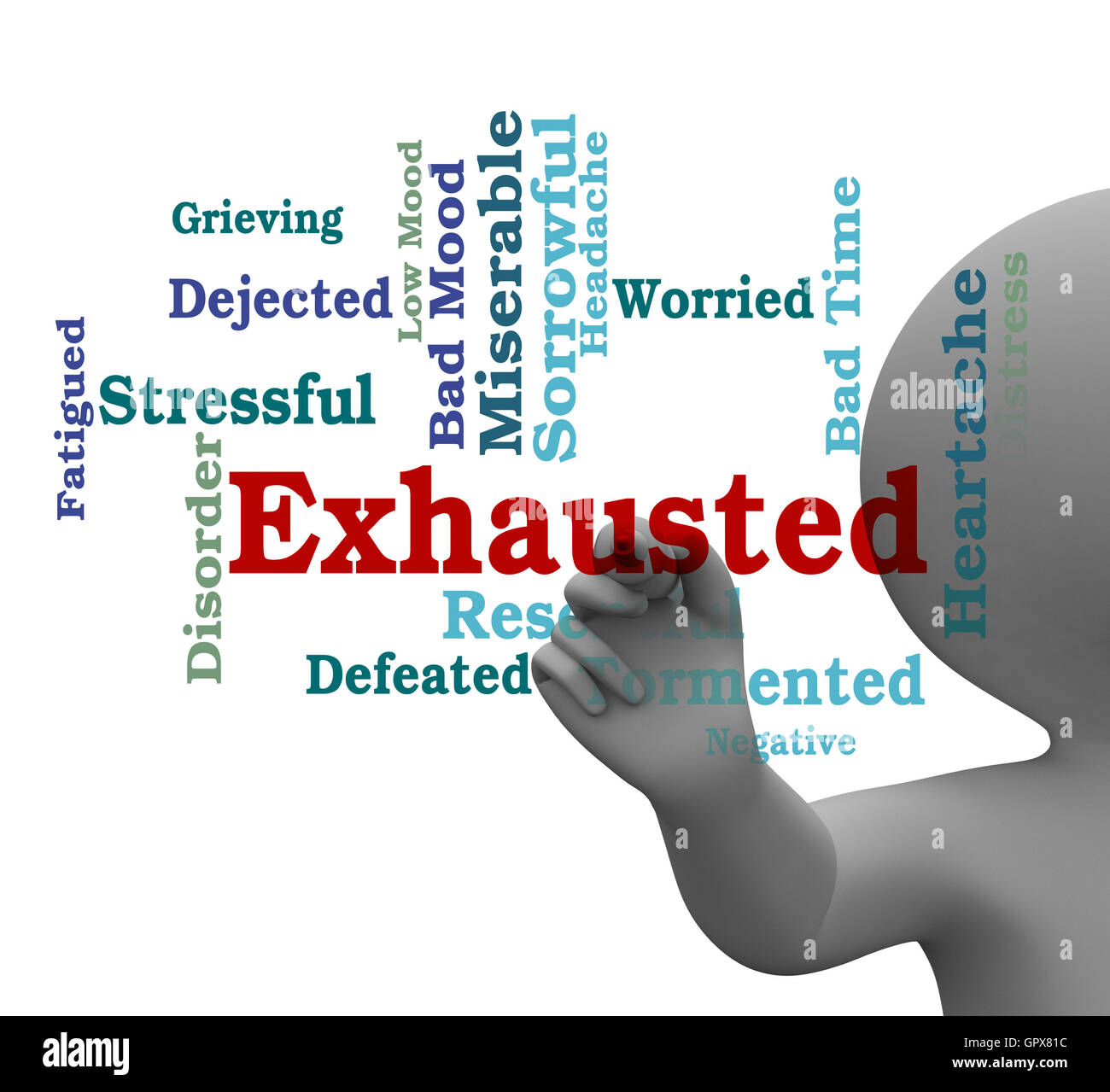 Tired exhausted shattered hi-res stock photography and images - Alamy