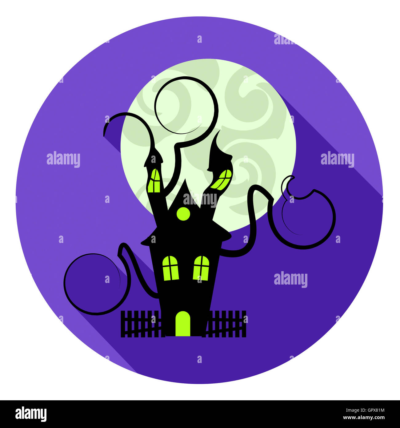 Haunted house symbols hi-res stock photography and images - Alamy