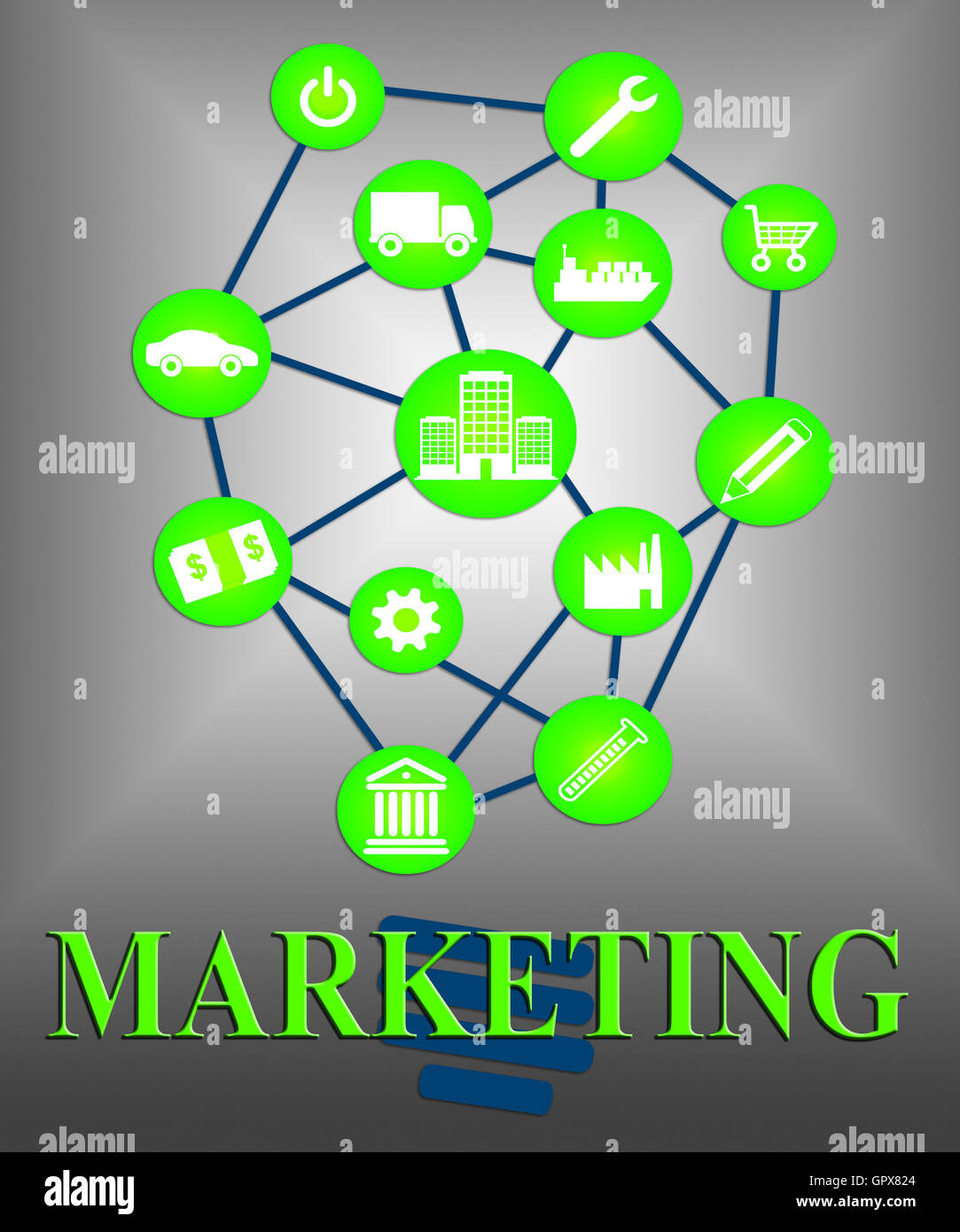 Marketing Ideas Representing Concepts Plans And Commerce Stock Photo ...