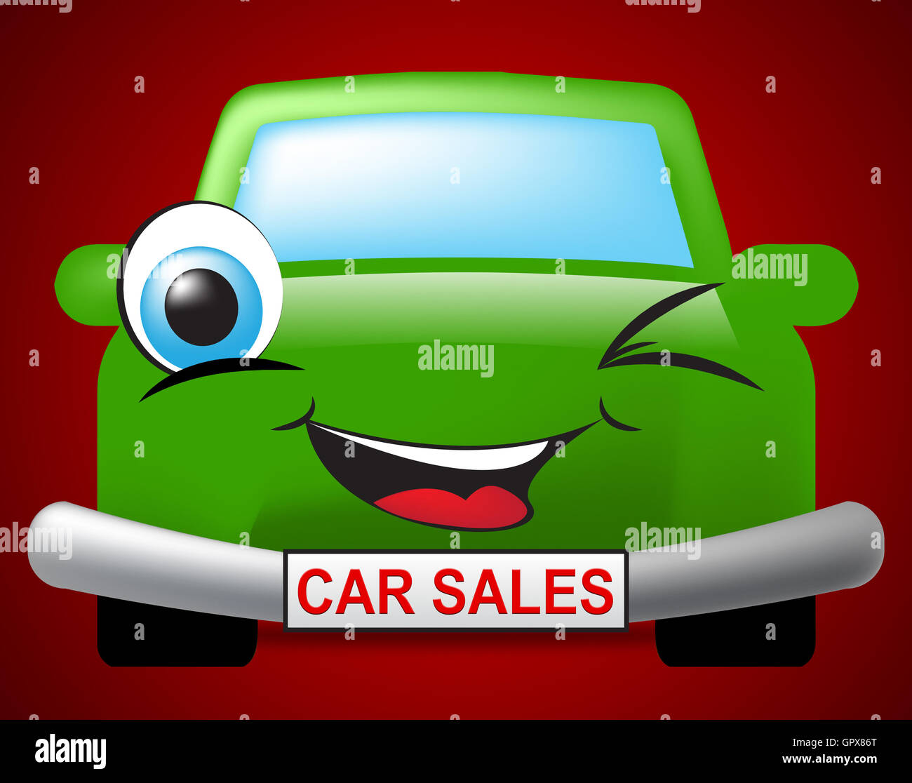 Car Sales Representing Vehicles Auto And Commerce Stock Photo - Alamy