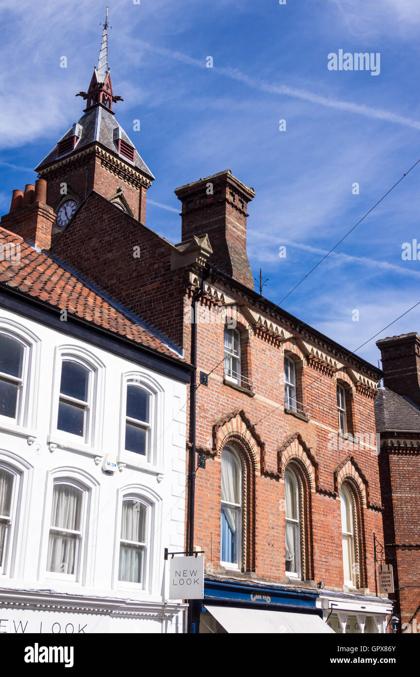 Louth Old Market Hall, 1866, Louth, Lincolnshire, England Stock Photo ...