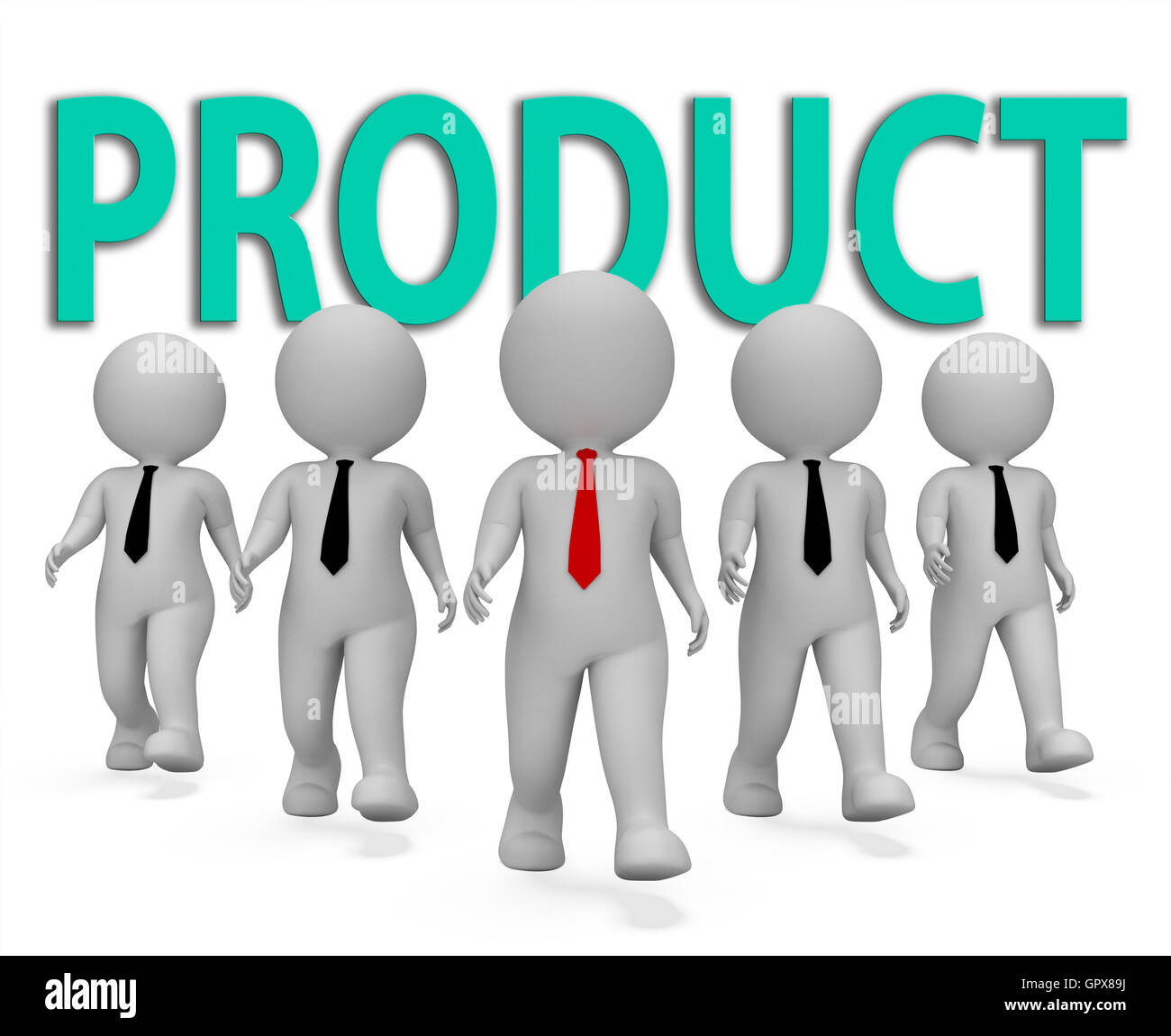 Product Businessmen Meaning Store Entrepreneurial And Goods 3d ...