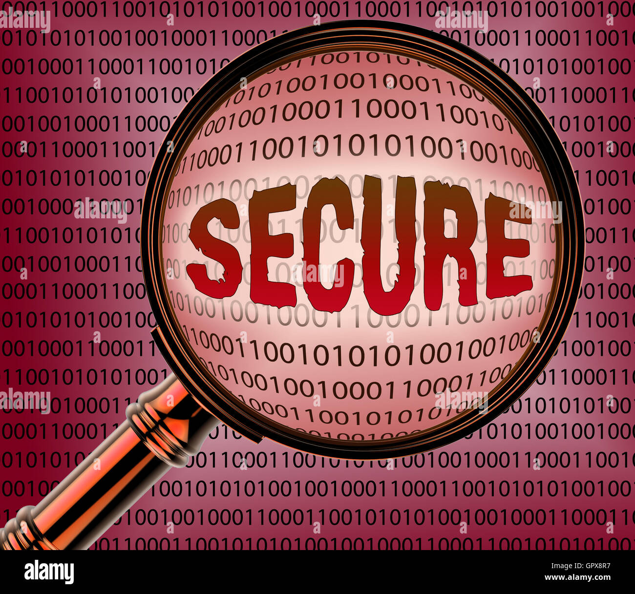 Secure Data Meaning Files Forbidden And Privacy Stock Photo - Alamy