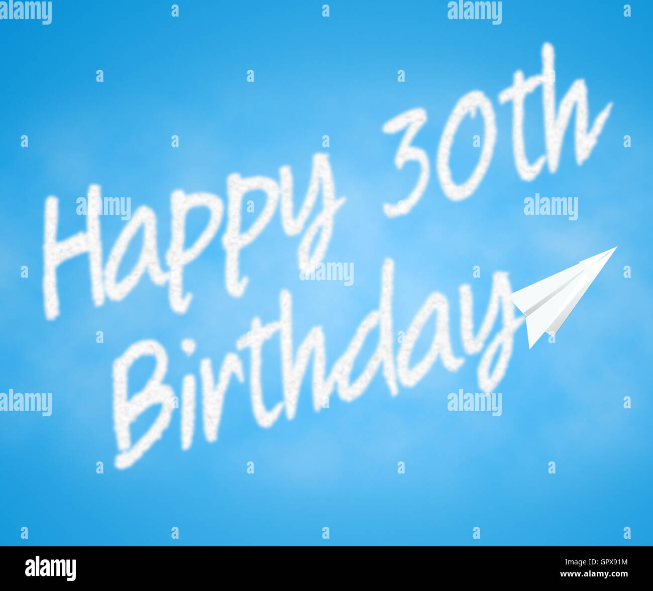Happy thirtieth birthday hi-res stock photography and images - Alamy
