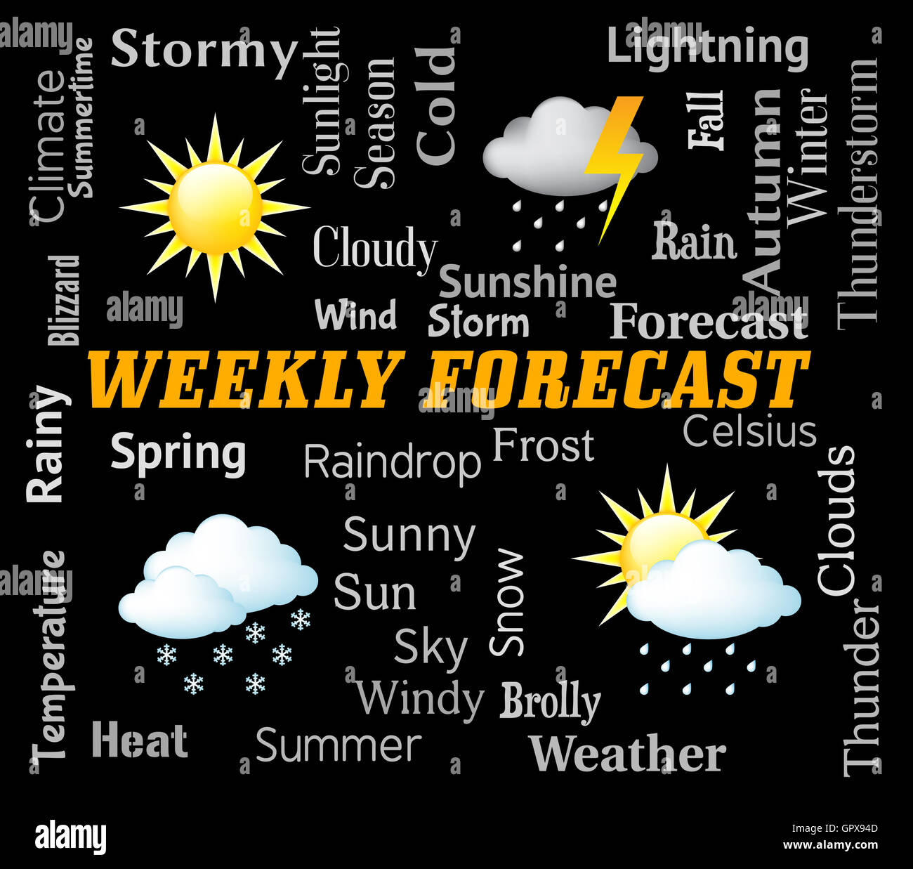 Weather forecaster day hi-res stock photography and images - Alamy