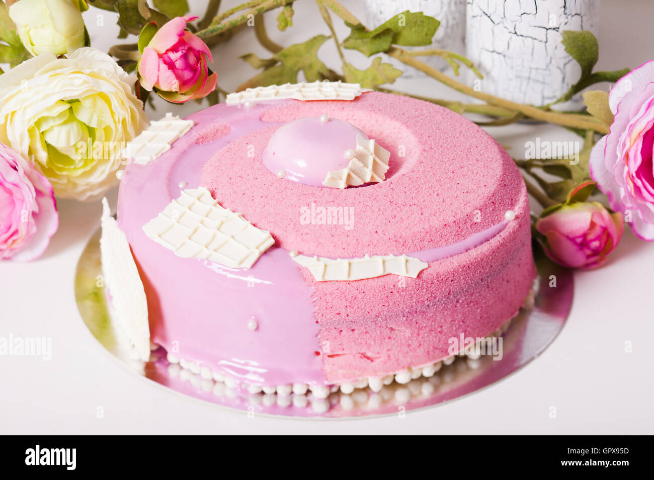 Delicious french cake Stock Photo - Alamy