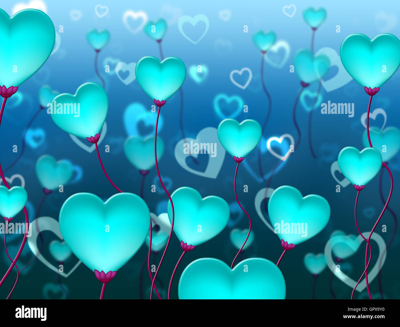Love Blue Background Images